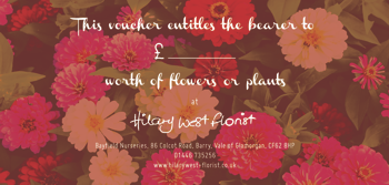 Gift Vouchers - Hilary West Florist